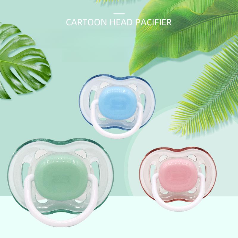 Baby Silicone Super Soft Pacifier Baby Wide Aperture Food Grade ...