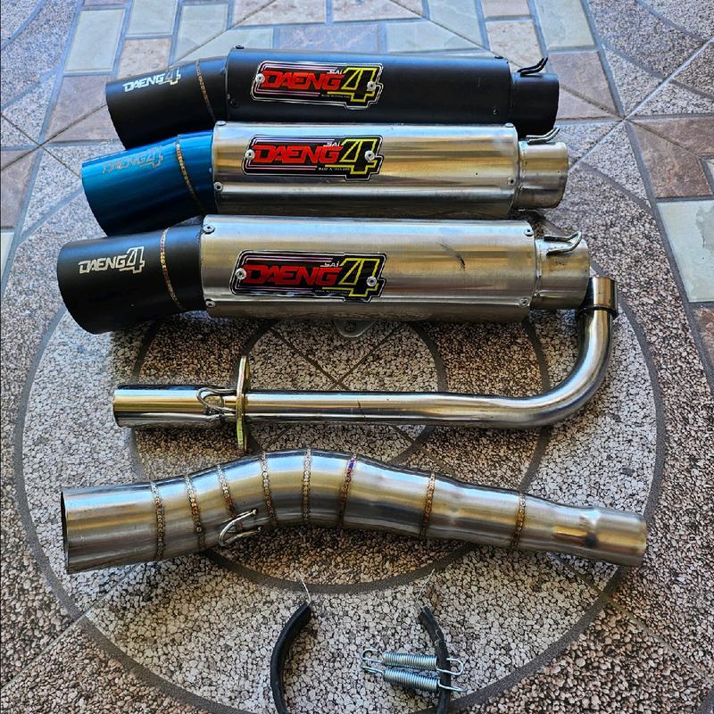Daeng sai 4 muffler for smash (51mm round type) - TikTok Shop Philippines