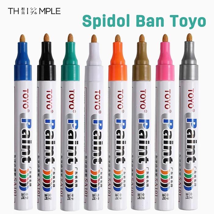 Promo Spidol Ban Toyo ORIGINAL / Spidol Ban Mobil Motor / Paint Marker ...