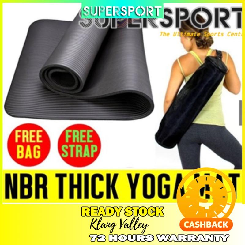 10MM Ekstra Tebal Gred Premium Senaman Tikar Yoga Kecergasan - TikTok ...