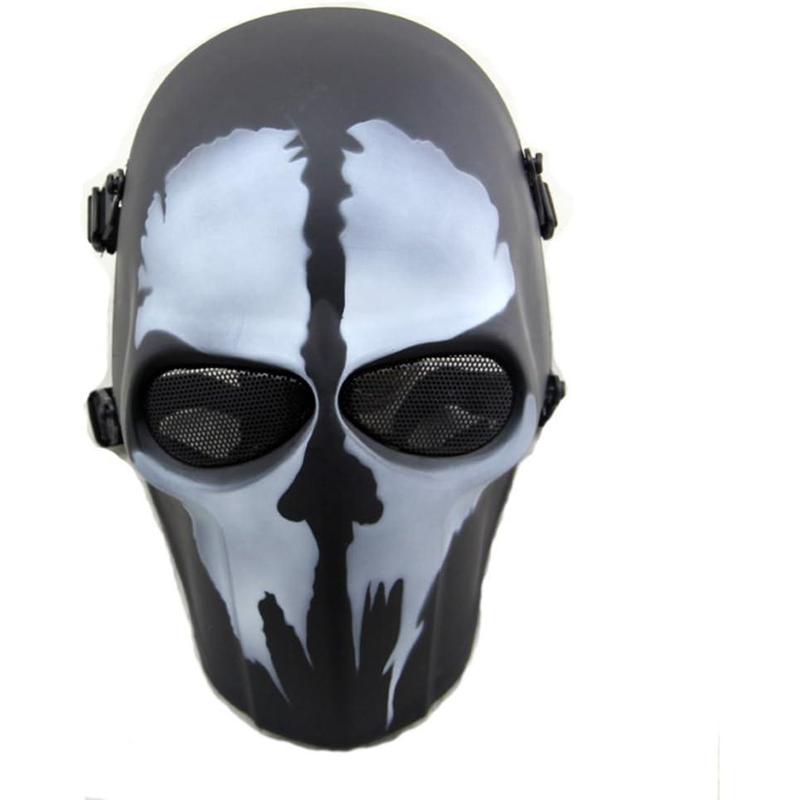 Airsoft mask full face paintball hockey bb protective mesh mask ...