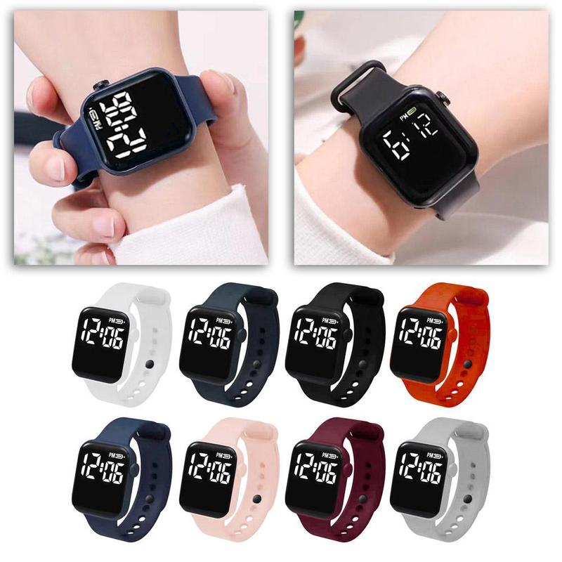 Children's Waterproof Digital Watch Outdoor Sports Student Wrist ...