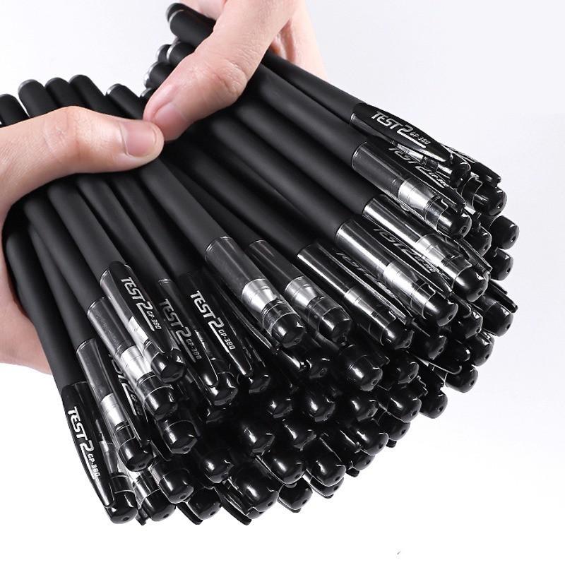 Set Pen BallPen, 12 Keping, Pen Gel, Pen Karbon, Dakwat Hitam, - TikTok ...