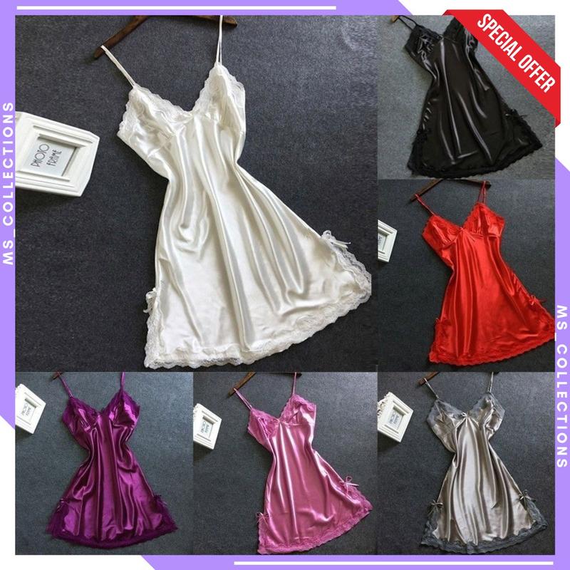 Baju Tidur Renda Lace Mesh Babydoll Baju Tidur Mini fit panjang - Shop ...