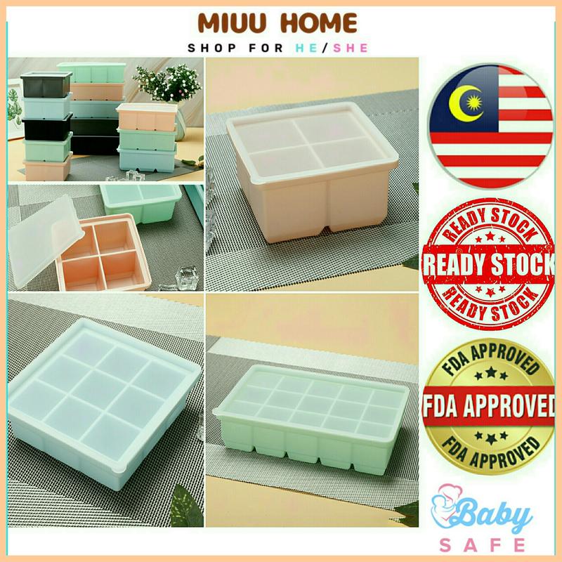 Silicone Baby Food Storage Container Puree Ice Cube Tray Bekas - TikTok ...