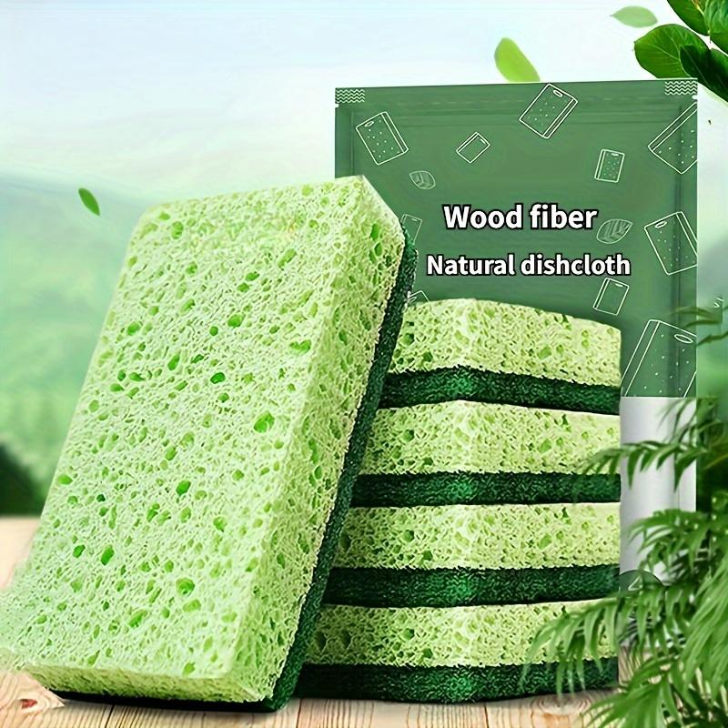 Span Scrub Tugas Berat Hijau dan Pad Penggosok, 5 / 10pcs, Sesuai untuk ...