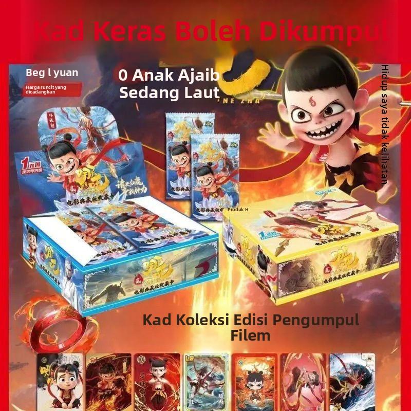 Nezha 2 Kad Ajaib Kanak-kanak, Ao Bing Kad Watak Berwarna-warni, Kad ...