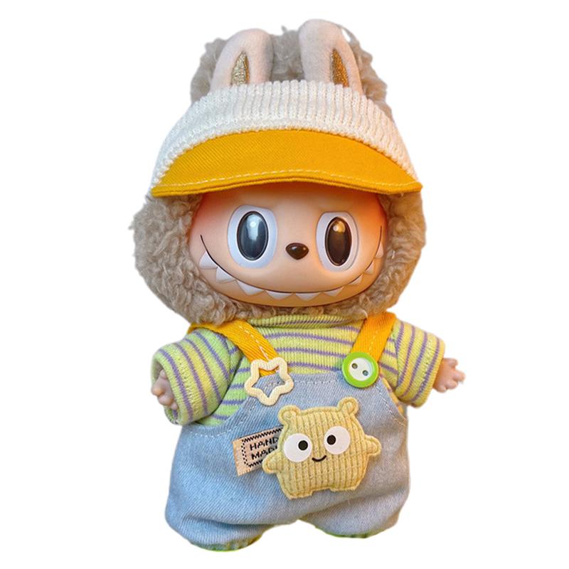 Stylish 3-Piece Outfit Set For 6.7Inch Laboo(No Doll),Cute Matching Hat ...