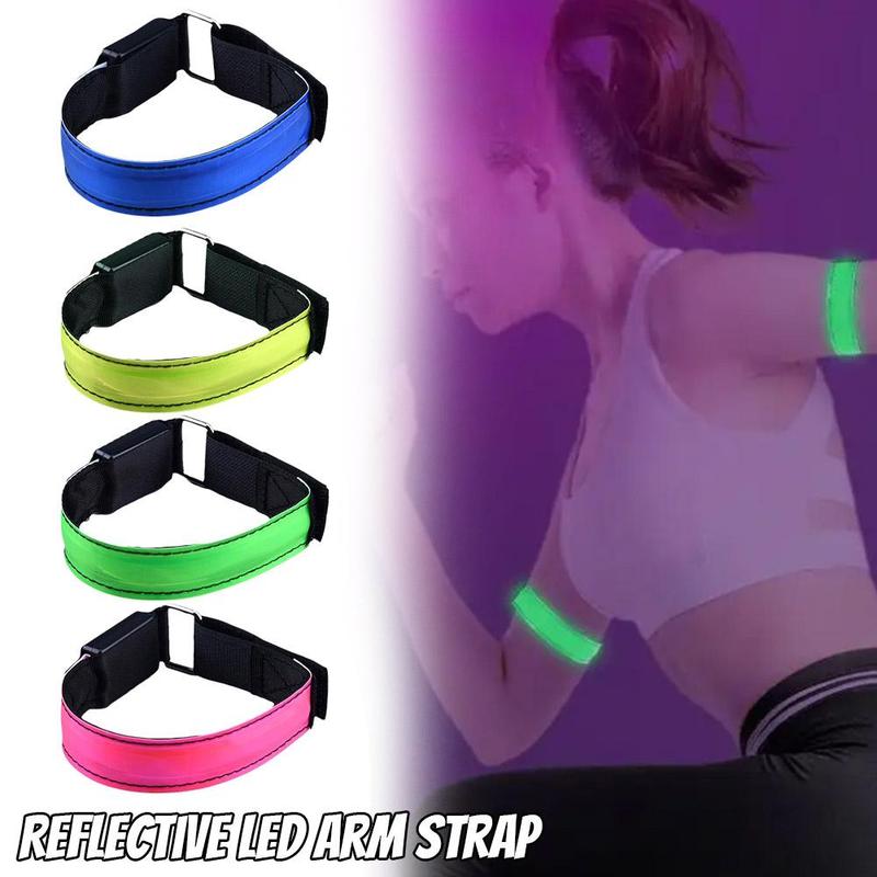 LED Lattice Luminous Armband At Night Reflective LED Armband - TikTok ...