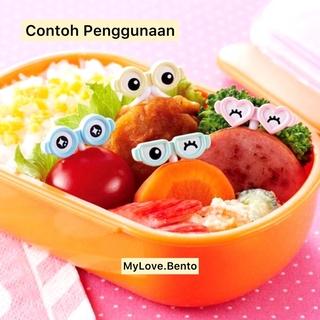 Tusukan Bento Mata Kacamata Food Pick Glasses Picks Garpu Anak - Shop ...