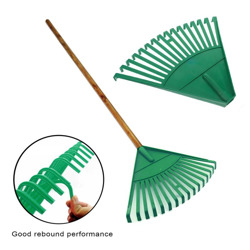 Blueaks- Garden Thatch Rake 16-Teeth Wide Coverage Rake Head - TikTok ...