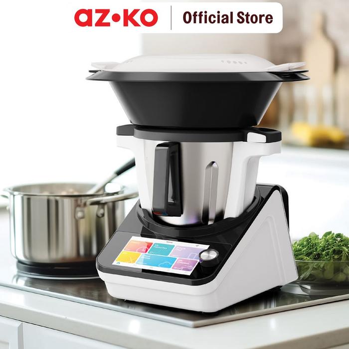 Promo AZKO Klaz Culinapro Smart Robot Cooker - Hitam/Silver Mesin Masak ...