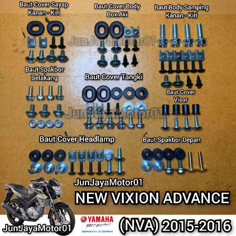 COD / Gratis Ongkir / Baut Lengkap Full Set Body Yamaha Vixion New ...