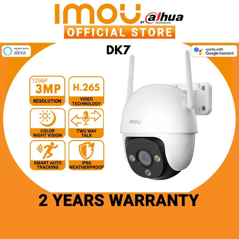 IMOU DK 7 3MP 1296P Smart Color Night Vision Two Way Talk Motion ...