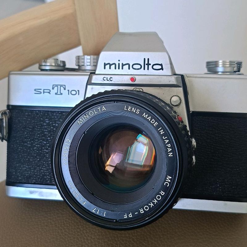 Minolta Srt 101 + lens Minolta MC Rokkor 50 1.7 . - TikTok Shop Vietnam