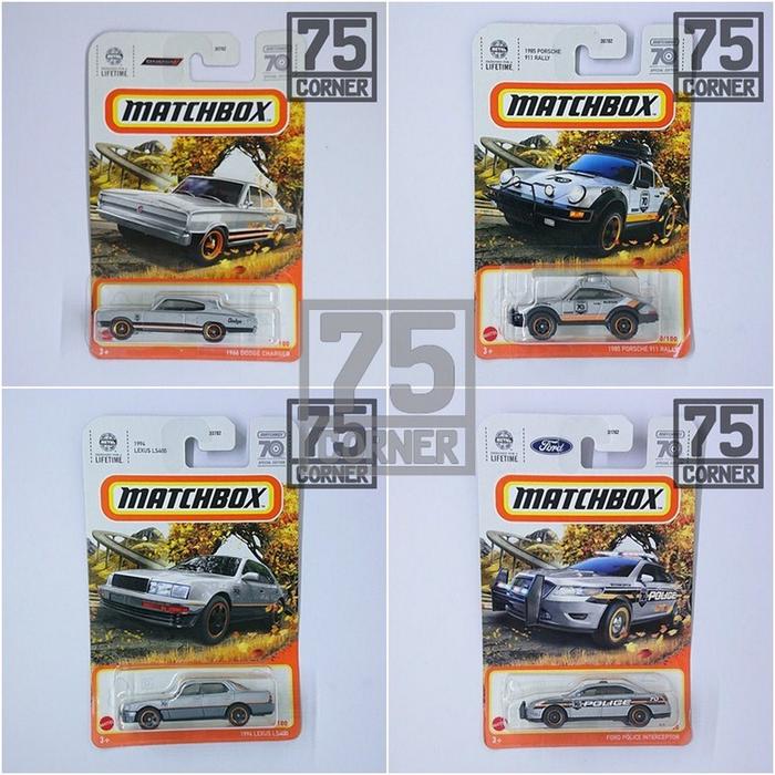 Jual [ 75 CORNER ] Matchbox 70 Years White 1966 Dodge Charger 1985 ...