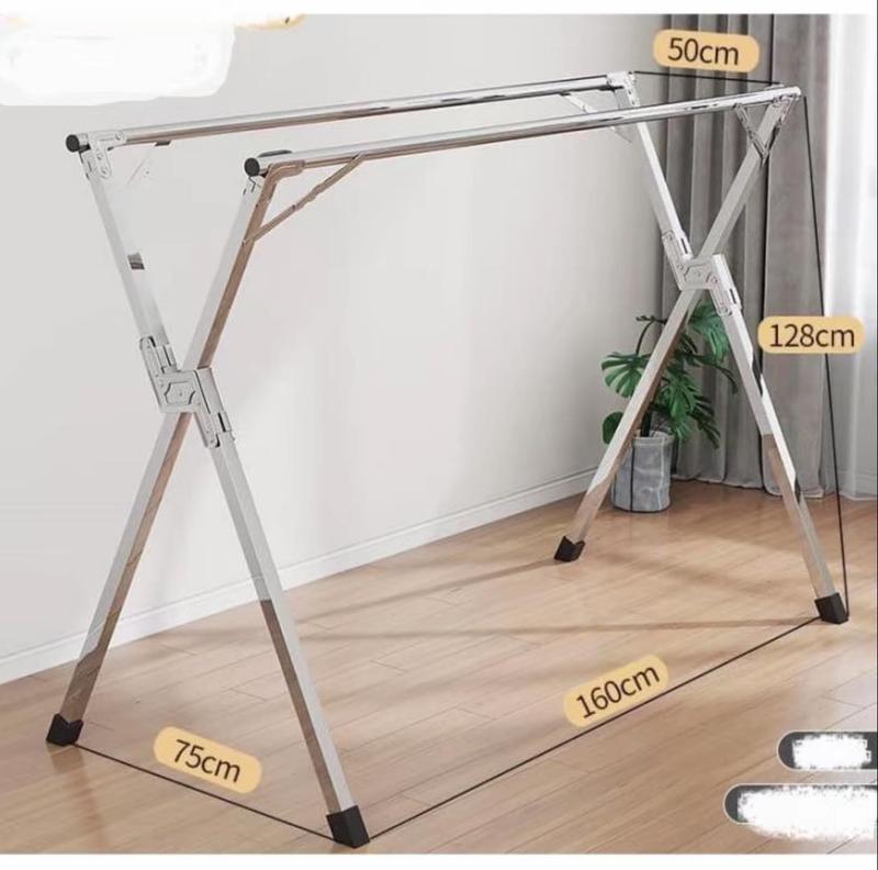Foldable Sampayan Stainless Steel Clothes Rack Laundry Dryin - TikTok ...