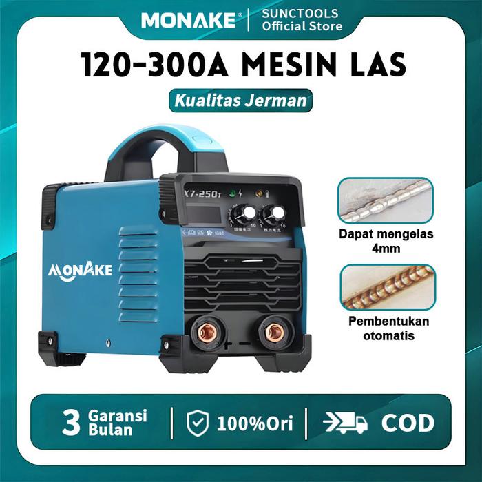 Promo JERMAN MONAKE Top!! Mesin Las Inverter Welding 120A/150A/250A ...