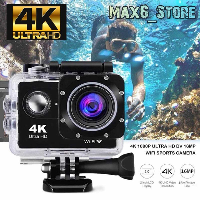 กล้องแอคชั่น, WiFi Ultra HD 4K, เครื่องบันทึกวิดีโอลึกลับใต้น้ำ ...