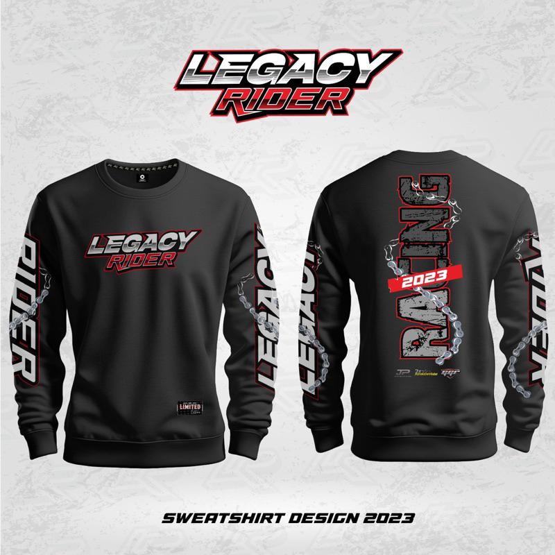 Sweatshirt Legacy Rider, Terhad - Baju Terkini - TikTok Shop Malaysia