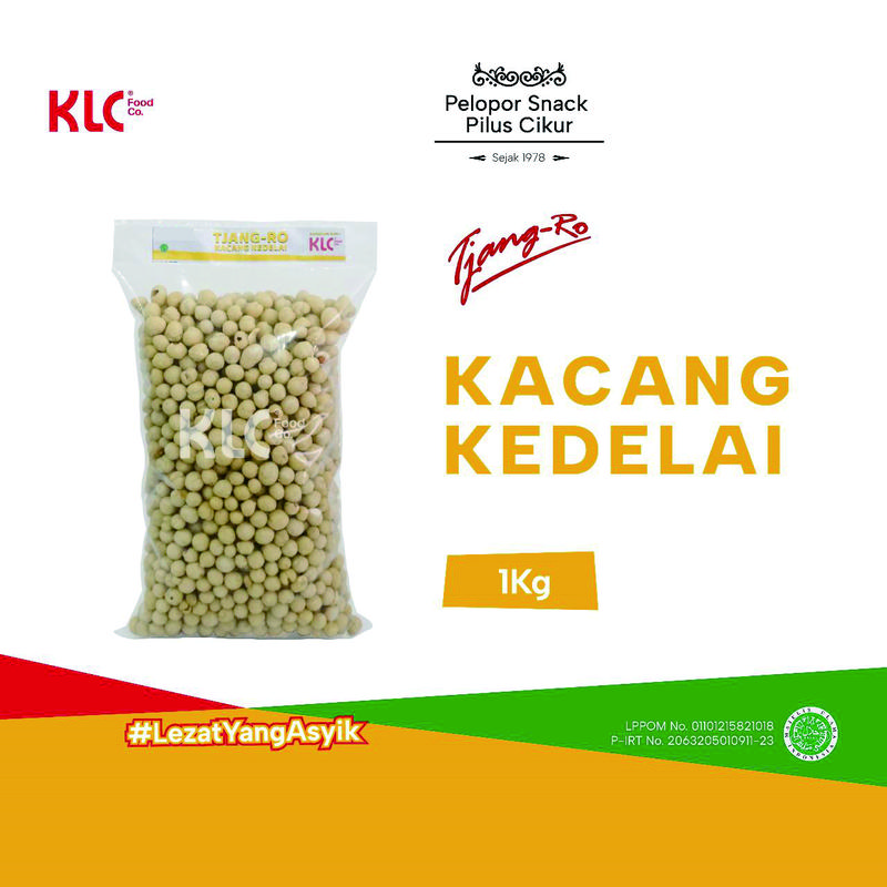 KLC Food Snack Cemilan Sukro Kacang Kedelai 1Kg Tjang-Ro Original - Shop | Tokopedia