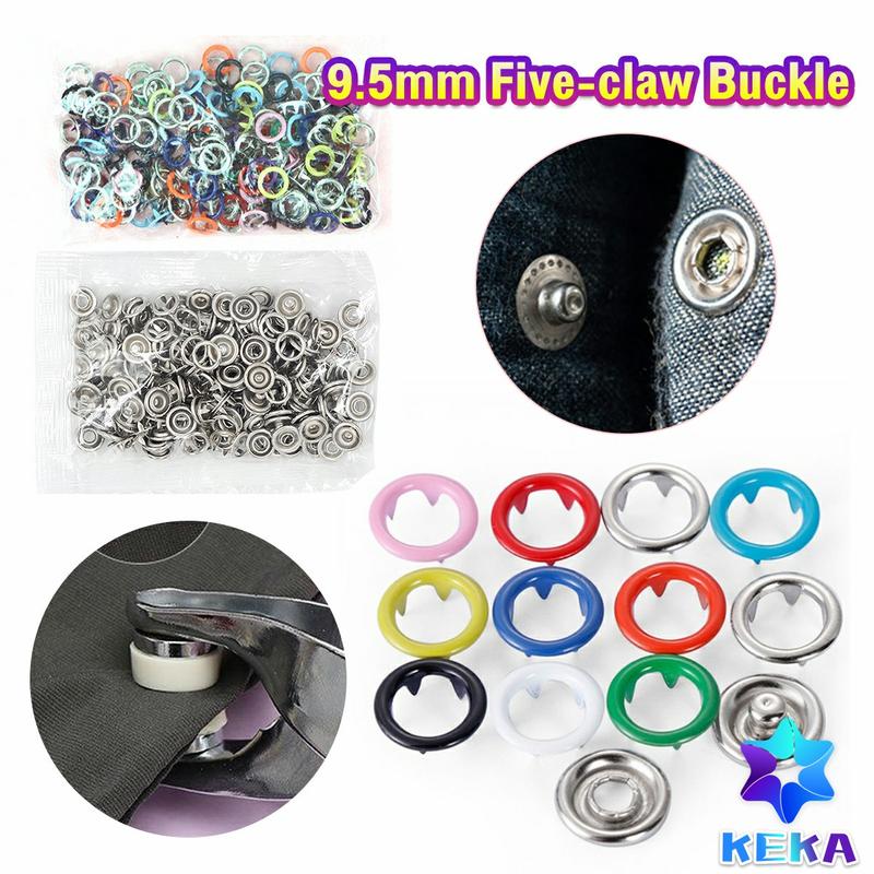KEKA SHOP Five-claw Buckle Metal Sewing Buttons DIY Clothin - TikTok ...