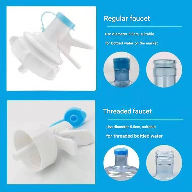 Bottled Water Spout Inverted Water Dispenser Plastic Small Portable ...