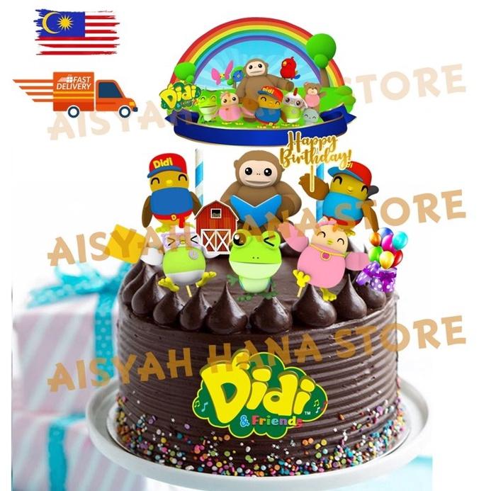 DIDI & FRIENDS Cake & Cupcake Topper Decoration Kek Hiasan ll - TikTok ...