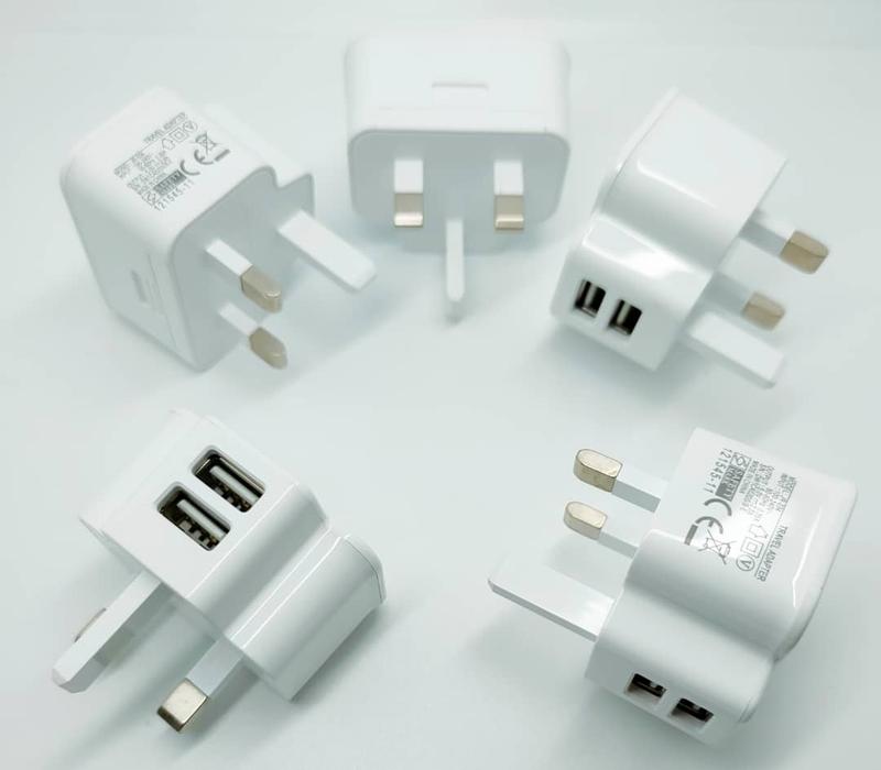 UK Plug Dual USB Charger 5V2A Universal Travel Charging Head - TikTok ...
