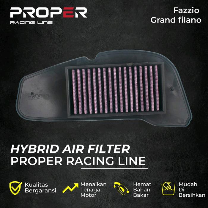 Jual FILTER UDARA SEMI RACING YAMAHA FAZZIO PROPER RACING LINE ...