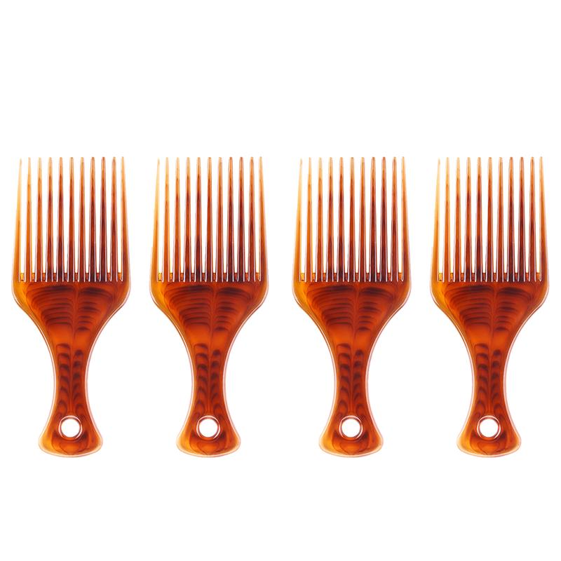 Wide Tooth Comb Wig Braid Plastic Pick Hair Lift Combs Afro 16.1X7.5cm ...