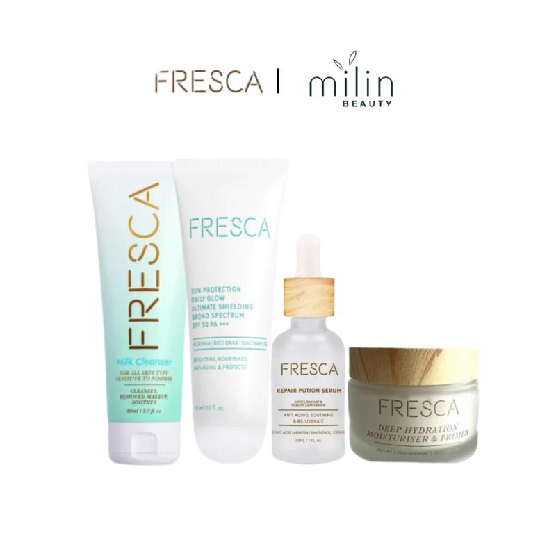 FRESCA Deep Hydration Moisturiser & Primer/Repair Potion Serum/Milk ...