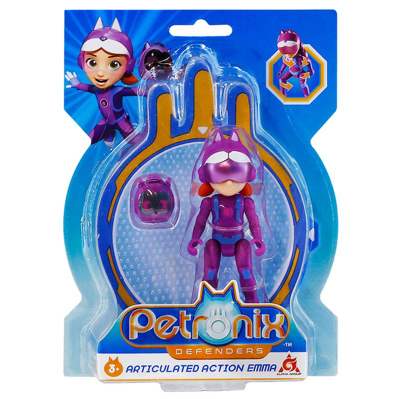 Petronix Defenders 3-inch Articulated Action Emma, Action Figure ...