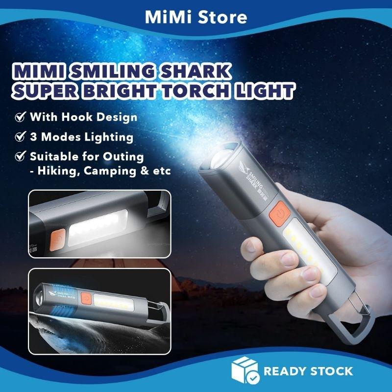 MiMi SD-1023 Flash light Torch Light With Hook Waterproof Zoomable ...