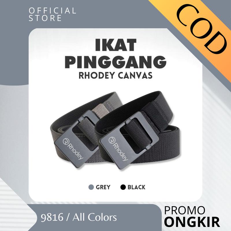Rhodey Tali Ikat Pinggang Canvas Army Military Tactical 120 cm - Shop ...