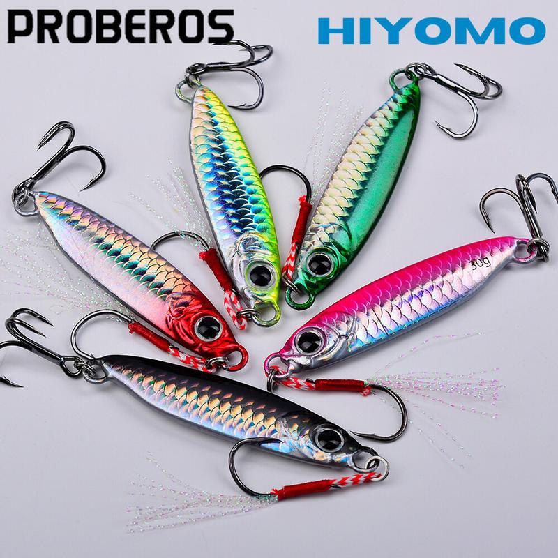 PROBEROS 1PCS Micro Jig Spoon 7g 10g 15g 20g 25g 30g Metal Cast ...