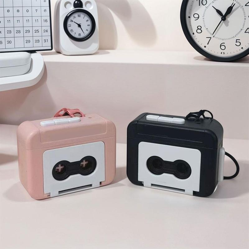 Mini Recorder Keychain Couple Pendant Classic Vintage Tape Recorder ...