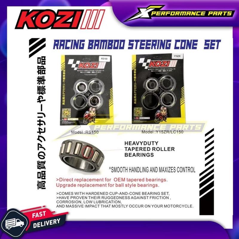 KOZI Racing Bamboo Steering Cone Set Y15ZR LC135 RS150 Benelli - TikTok ...