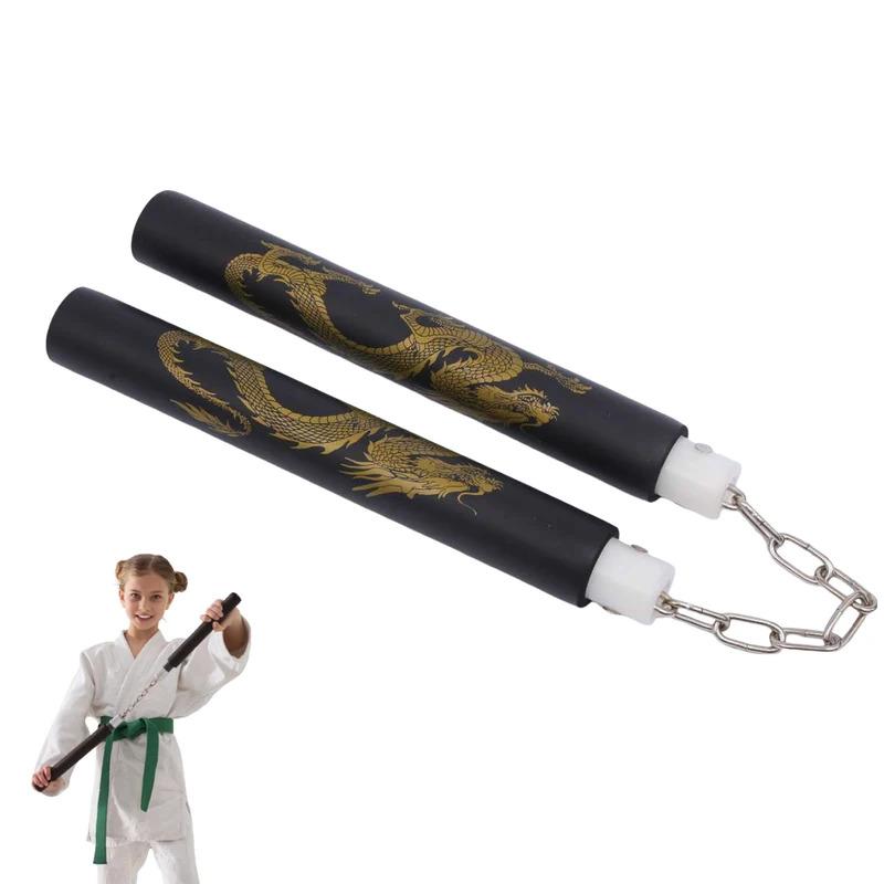 PVC Foam Double Nunchaku, Beginner Practice Double Nunchucks - TikTok Shop
