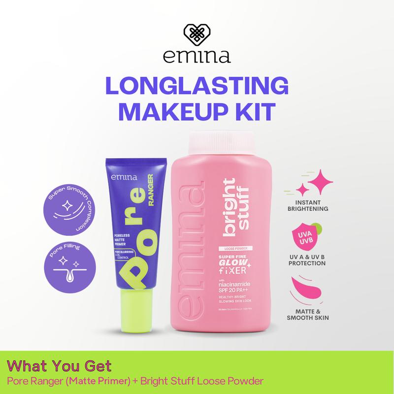 [BUY 2 GET 5] Longlasting Makeup Kit - Pore Ranger + Bright Stuff ...