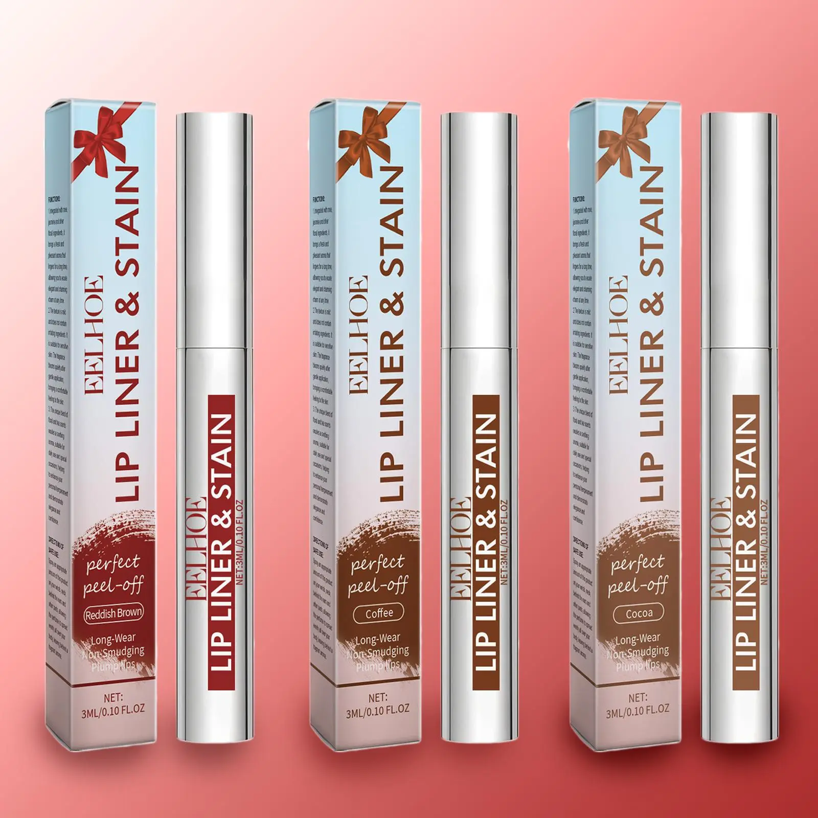 查看[Peel Off Lip Duo Lip Stain, Natural Color Lip Gloss, Moisturizing ...