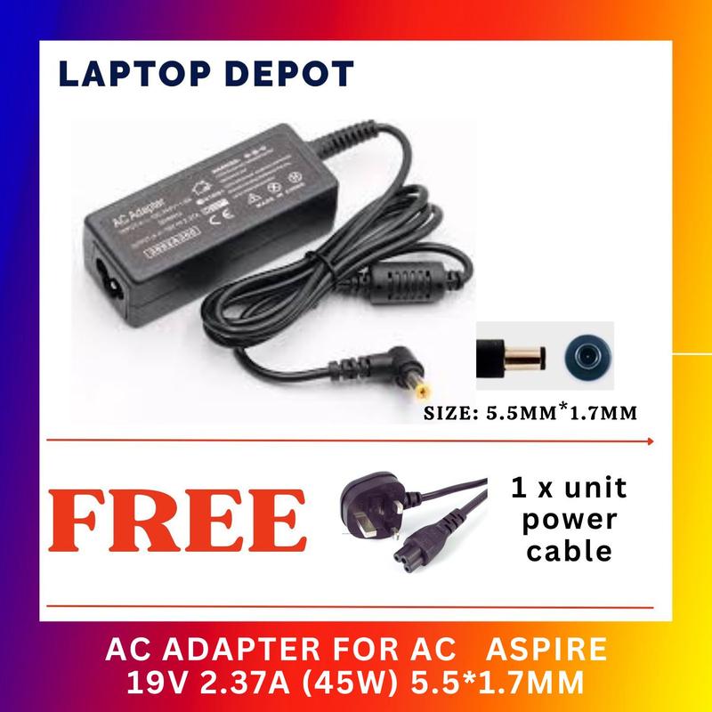 Ac 19V 2.37A 45W AC Adapter For Delta Acer ES1-432 ADP-45F - TikTok ...