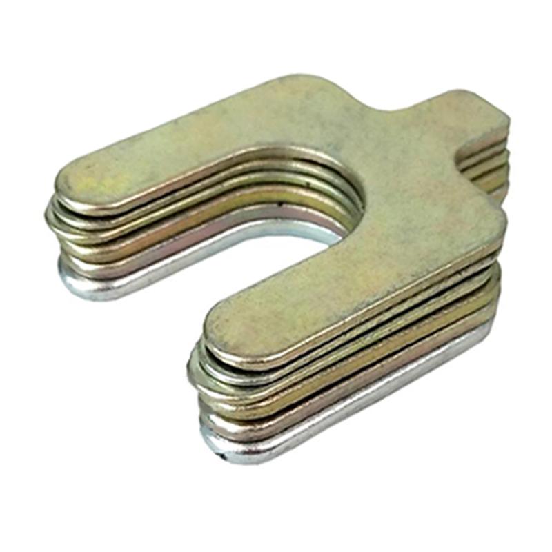 50pcs Four Wheel Alignment Insert Shims 0.5-2.5mm U-shaped Shims ...