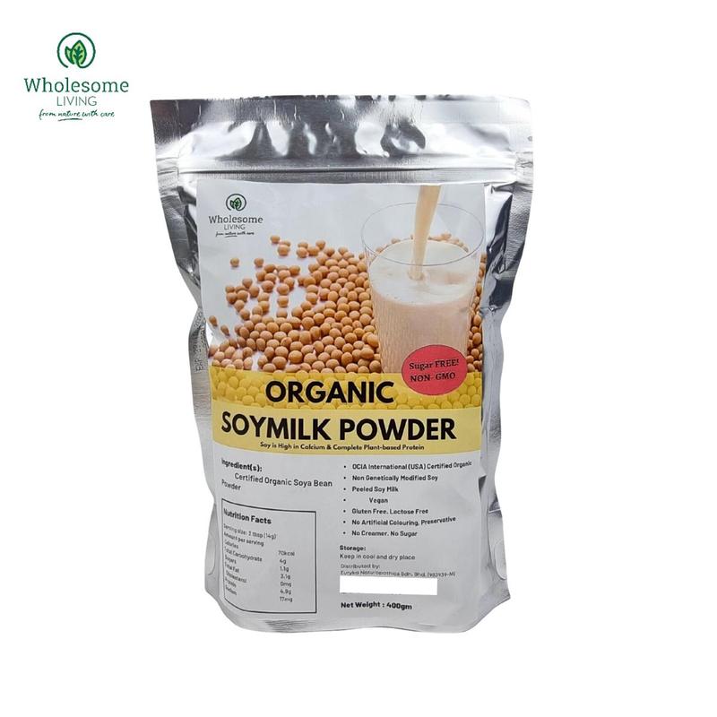 Wholesome Living Organik Soya Milk Serbuk 400g - Dijamin Organik ...