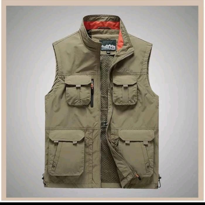 Jual rompi pria terbaru katun Casual sons - cream, XXXL - Kab. Garut ...