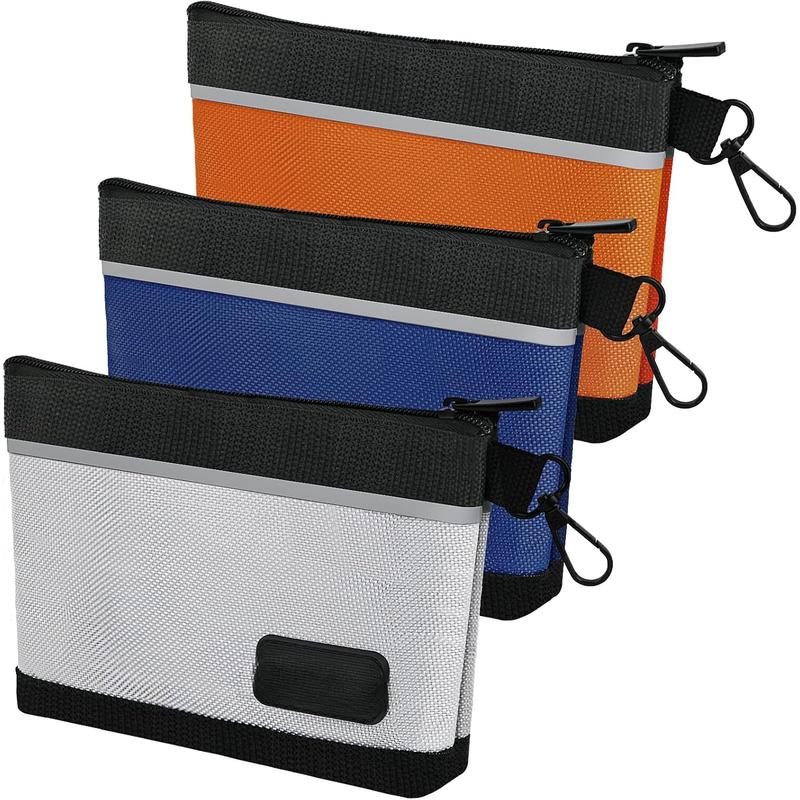 Tool Pouches with Zipper, 1680D Small Tool Bags, Utility Bag Zipper ...