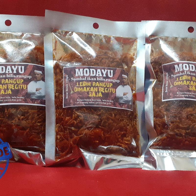 Modayu sambal Ikan bilis rangup 5 PACKET PERORDER - TikTok Shop Malaysia