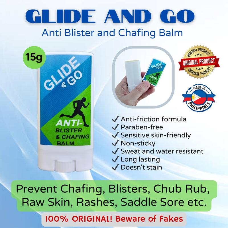ORIGINAL Glide and Go Anti Blister and Chafing Balm Stick Sports - TikTok Shop Philippines