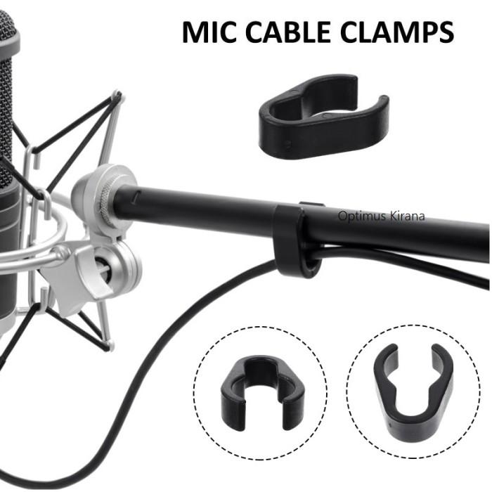 Jual Cable Management Hook Clamp Klip Klem Pole Tripod kabel Mic ...