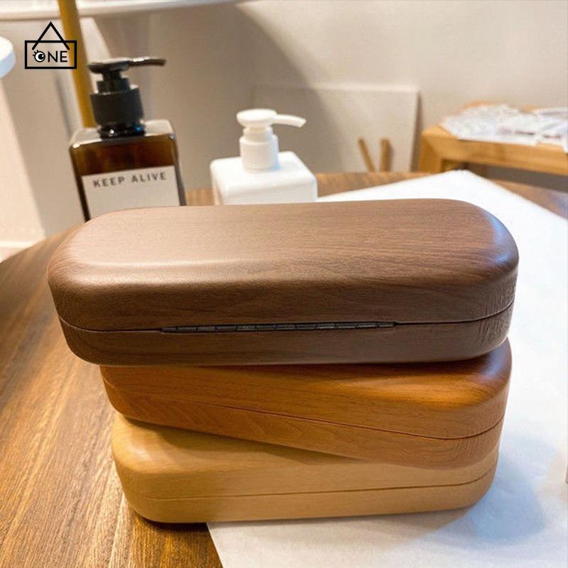 Wood Grain Brushed Pu Sunglasses Optical Glasses Box Simple And - TikTok Shop Philippines